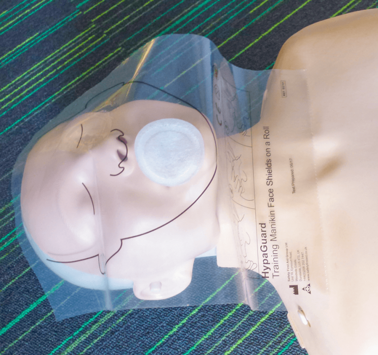 Training Manikin Resuscitation Face Shields – 36 on a Roll – Train2Protect